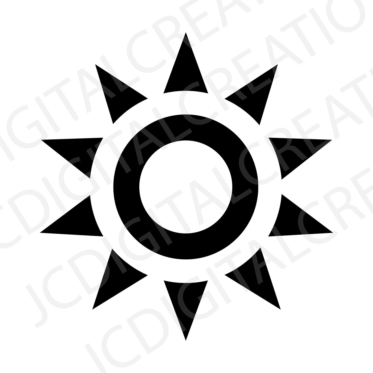 Sun SVG Vector Pack set of 6 | Etsy