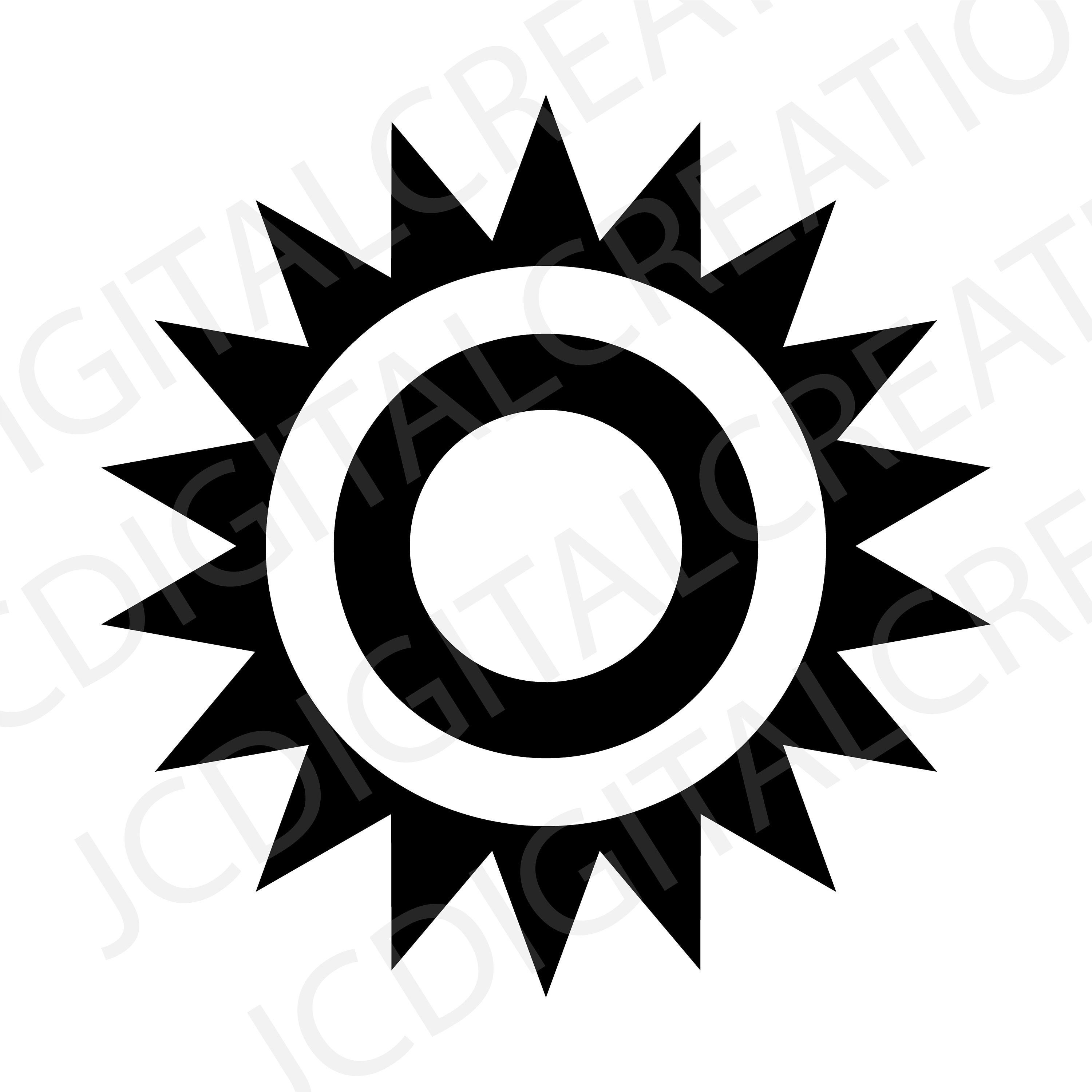 Sun SVG Vector Pack (set of 6) - Etsy