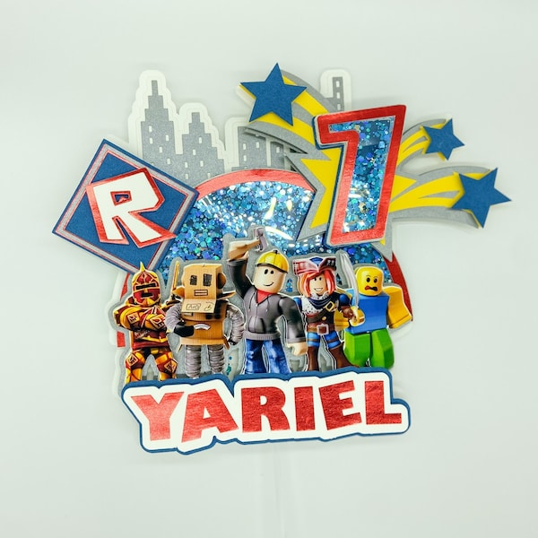 Roblox Cake Topper - Etsy