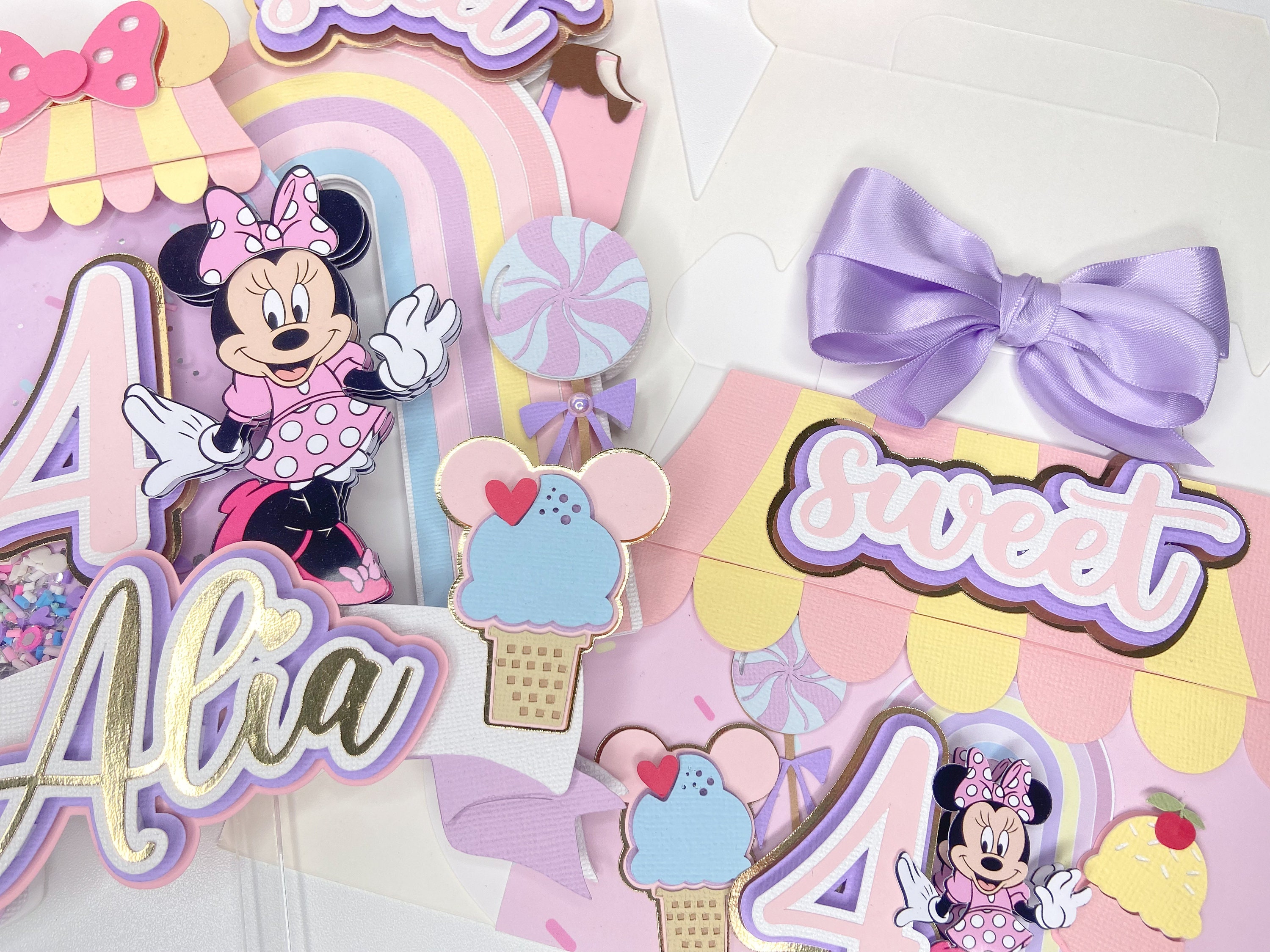 Minnie Mouse Candy Land Favor Boxes Minnie Sweet Birthday - Etsy