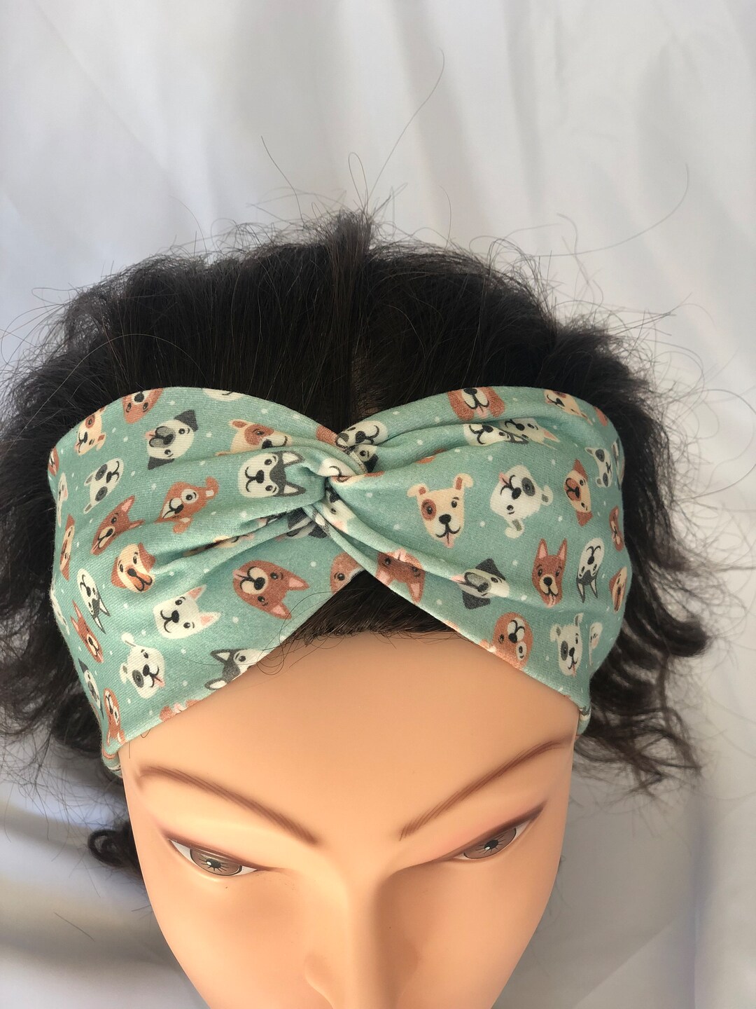 Puppy Dogs Headband in Sea Glass Color - Etsy