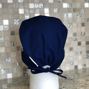Solid Light Navy Blue Solid Color Surgical Scrub Cap - Etsy