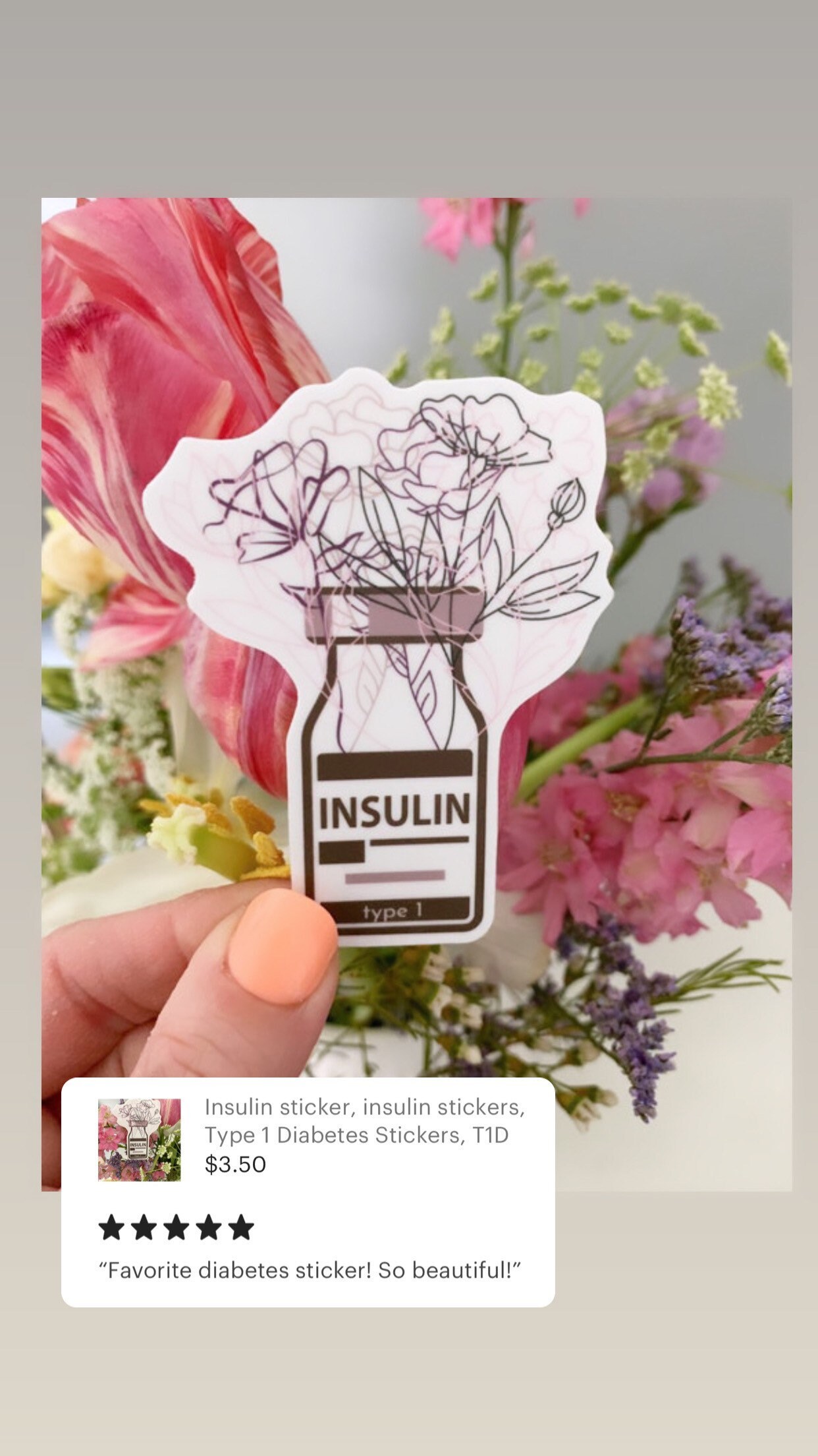 Insulin Sticker, Insulin Stickers, Type 1 Diabetes Stickers, T1D ...