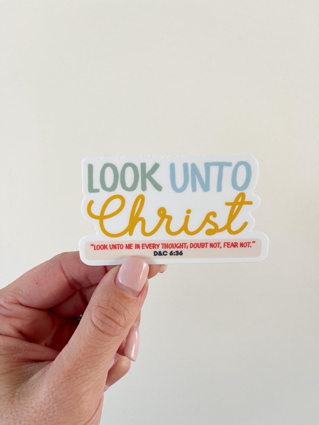 Look Unto Christ Sticker, LDS Youth Theme 2025, Religious Stickers, LDS Gifts, LDS Youth, Mutual ...