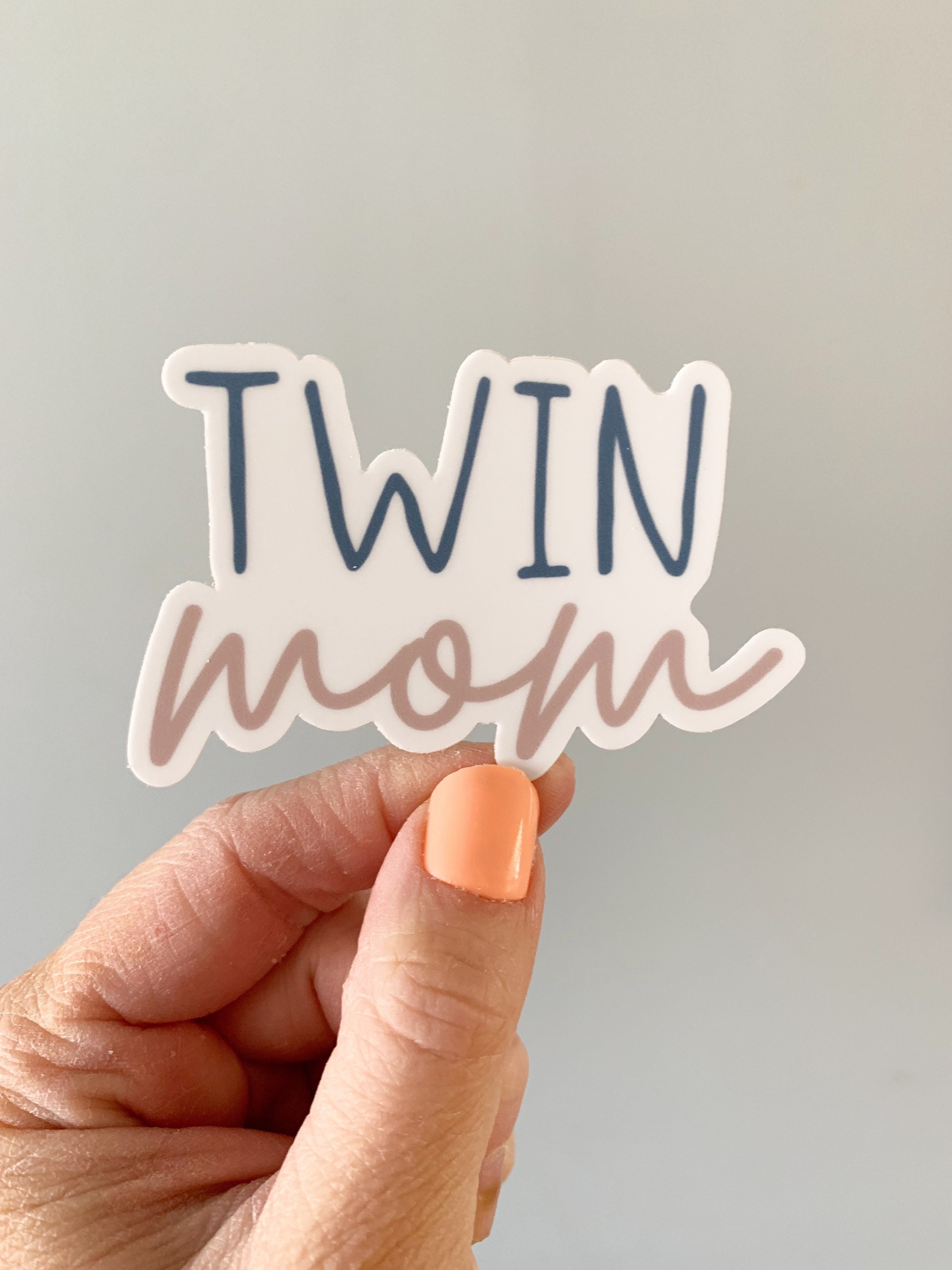 Twin Mom Vinyl Sticker Twin Mom Twin Mama Twin Mom Gifts | Etsy