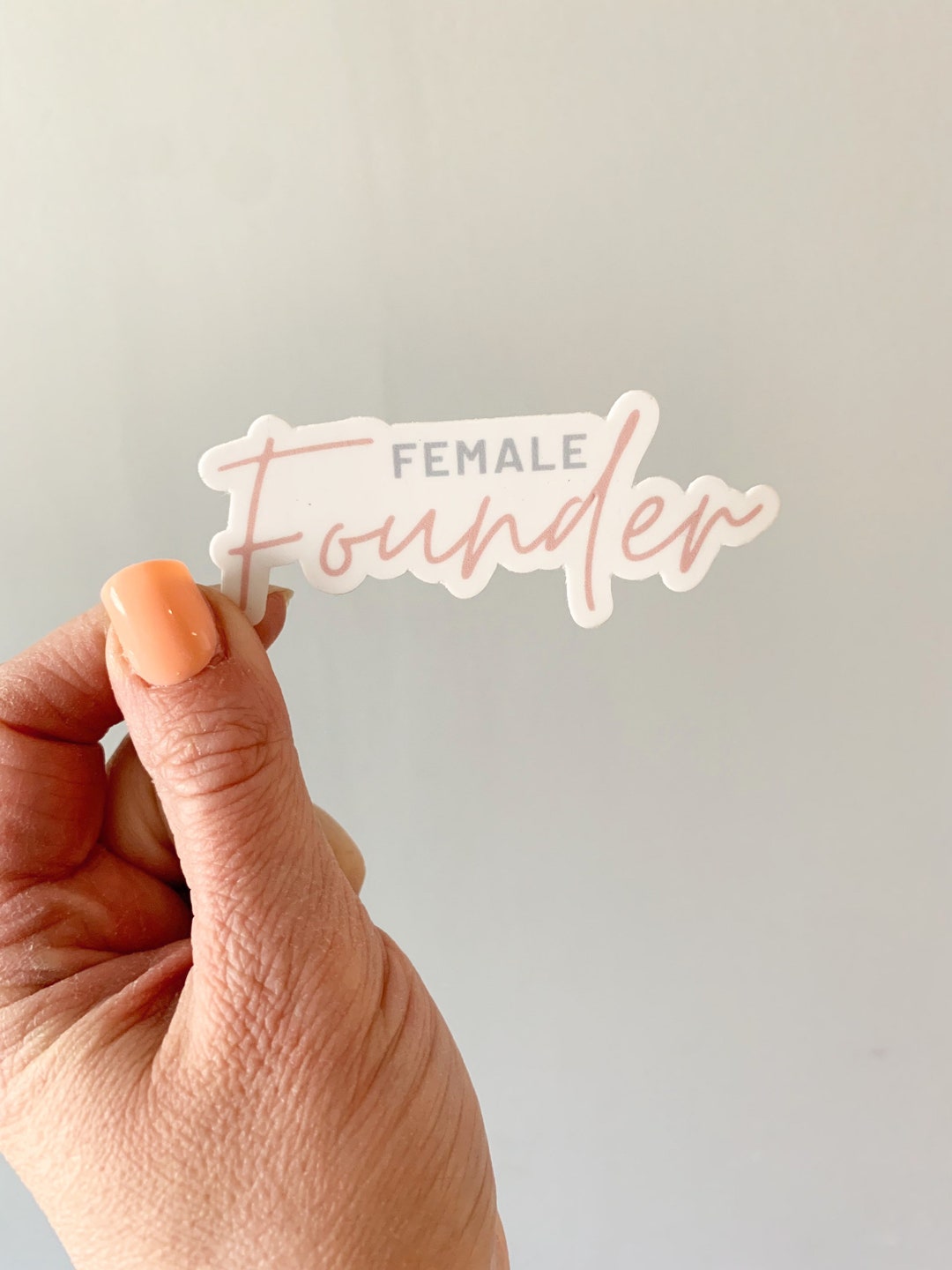 PRE ORDER Female Founder Boss Babe Sticker Female Founder - Etsy