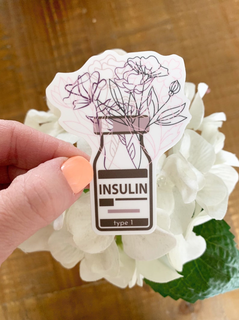 Insulin Sticker, Insulin Stickers, Type 1 Diabetes Stickers, T1D ...
