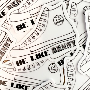 Be Like Benny Vinyl Sticker, the Sandlot Movie, Waterproof - Etsy
