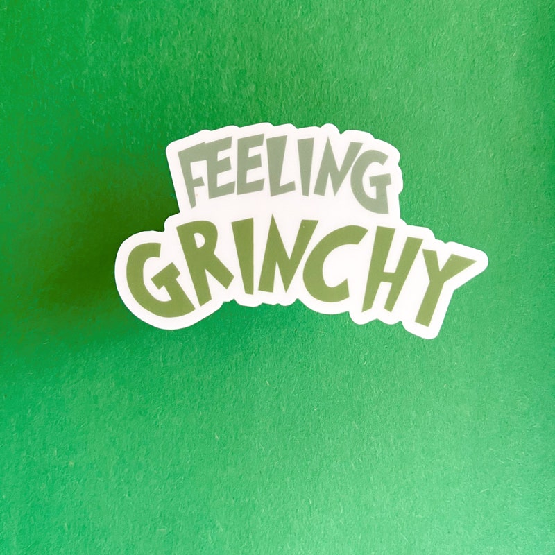 The Grinch Stickers - Etsy