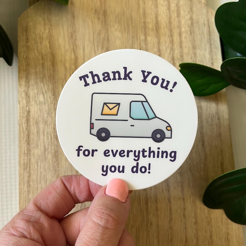 Thank You Mailbox Decal - Etsy