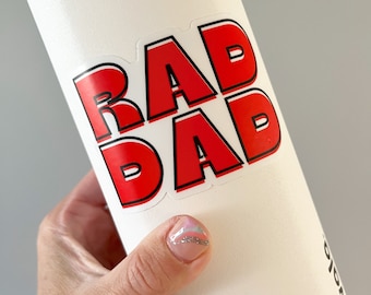Rad Dad Stickers - Etsy