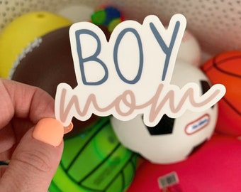 Boy Mom Sticker - Etsy