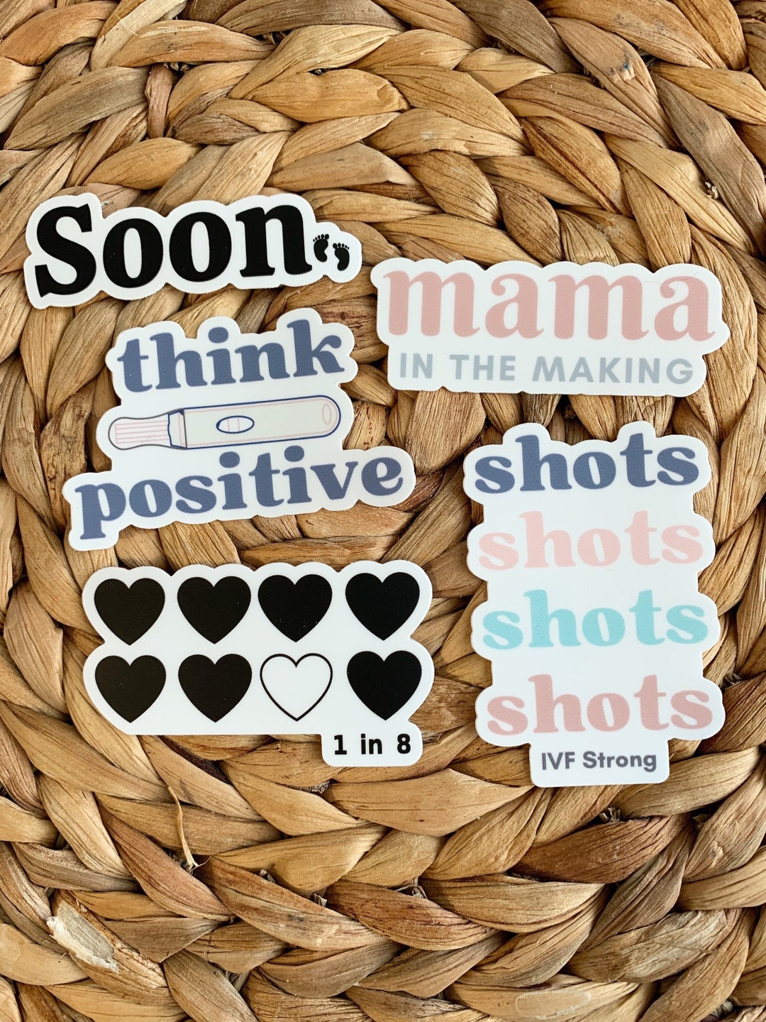 Infertility Sticker Pack, Mama Stickers, Infertility Warrior ...