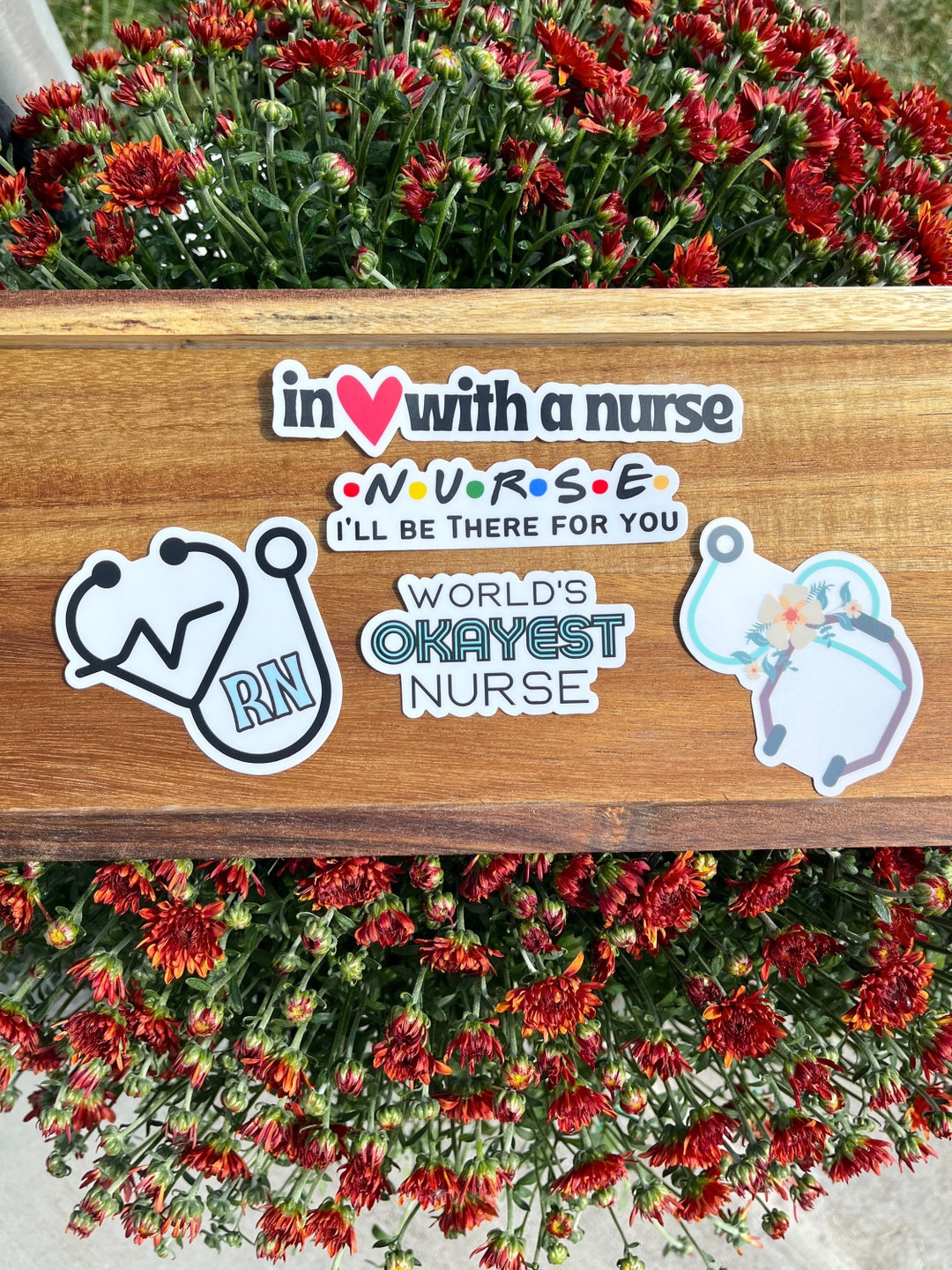 Nurse Stickers, Nurse Sticker Pack, RN Stickers, Stethoscope Sticker ...