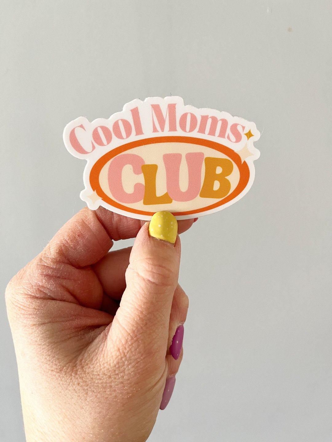 Cool Moms Club Sticker, Cool Moms Club, Mom Stickers, Cool Mom Stickers ...