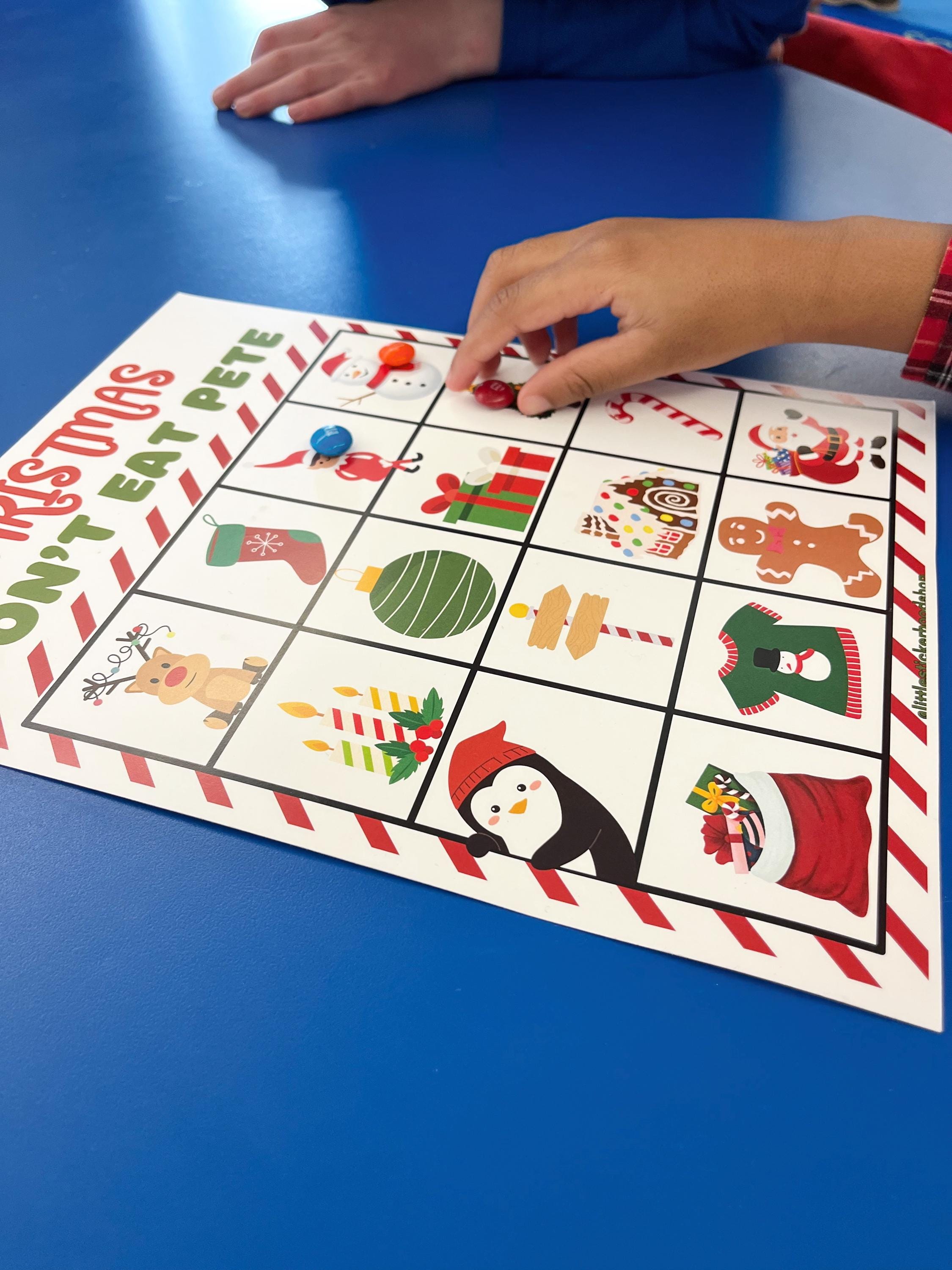Christmas Don't Eat Pete Game, Printable Board (digital Download) - Etsy