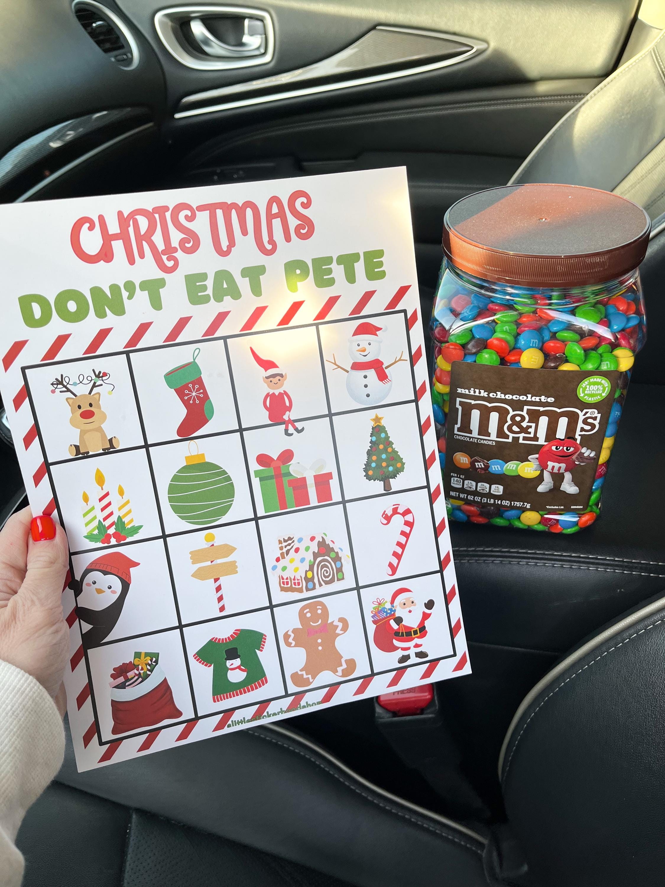 Christmas Don't Eat Pete Game, Printable Board (digital Download) - Etsy