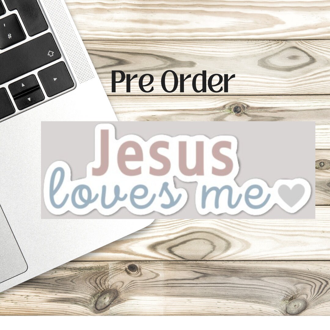 Jesus Loves Me Sticker LDS Baptism Gifts LDS - Etsy