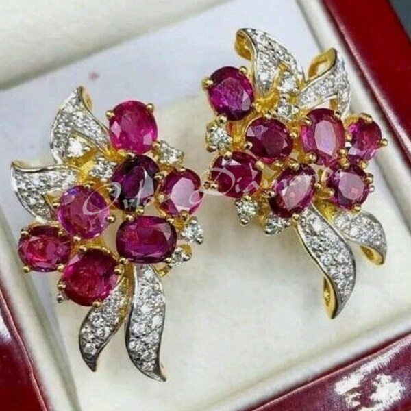 Cluster Earrings - Etsy