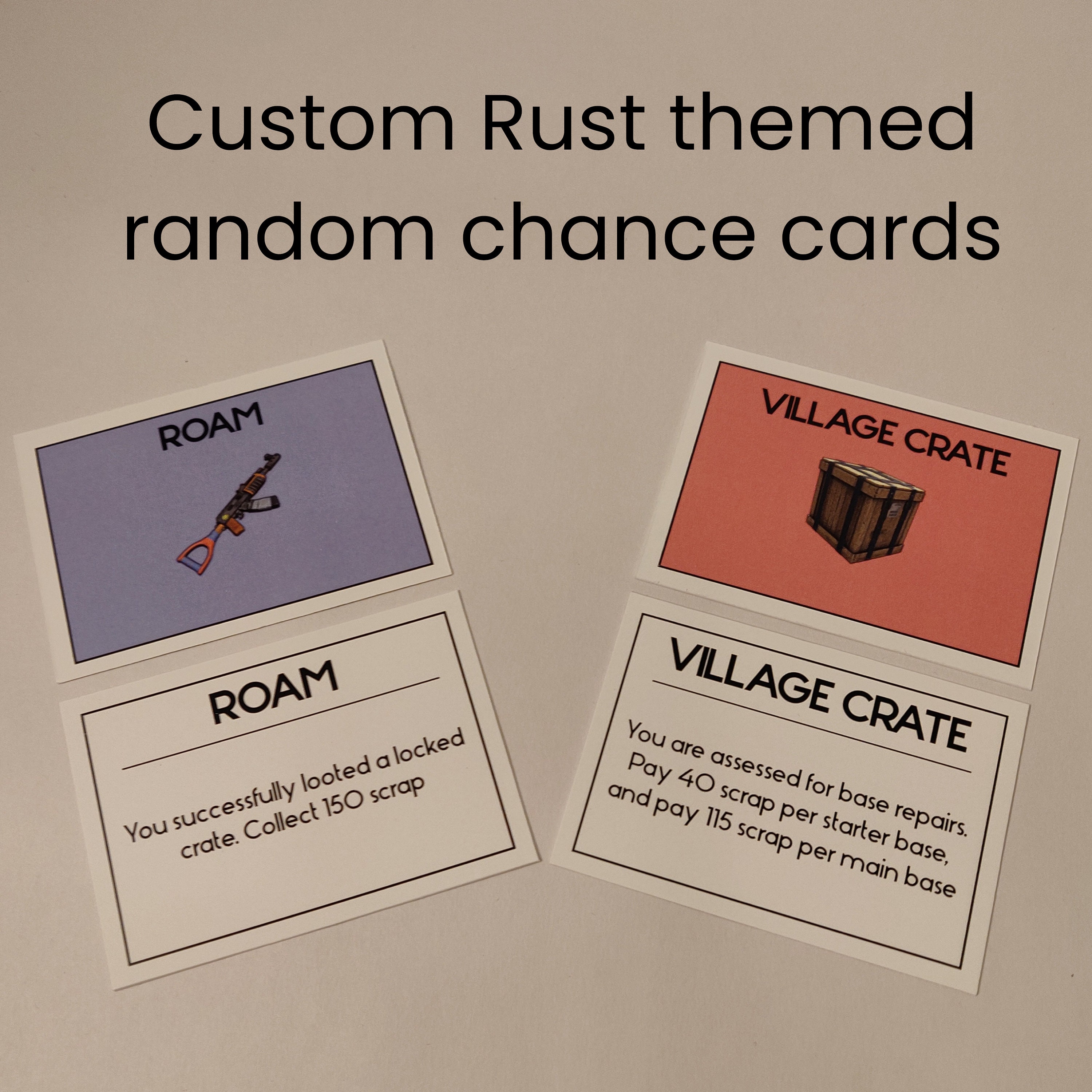 Rustopoly Rust Board Game Rust Themed Property Buying Game Gift for ...
