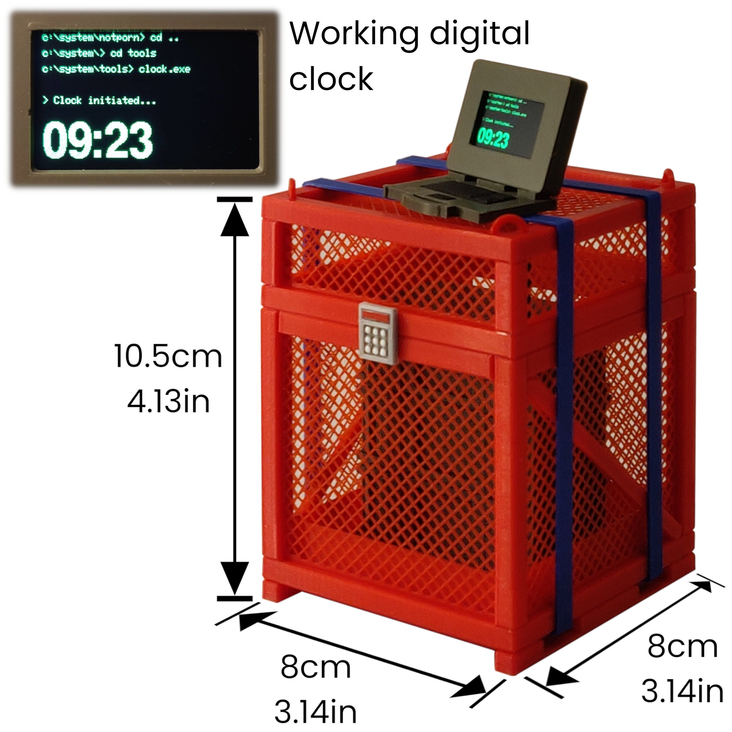 Rust Game Locked Crate Digital Clock Gift for Rust Player Rust Game ...