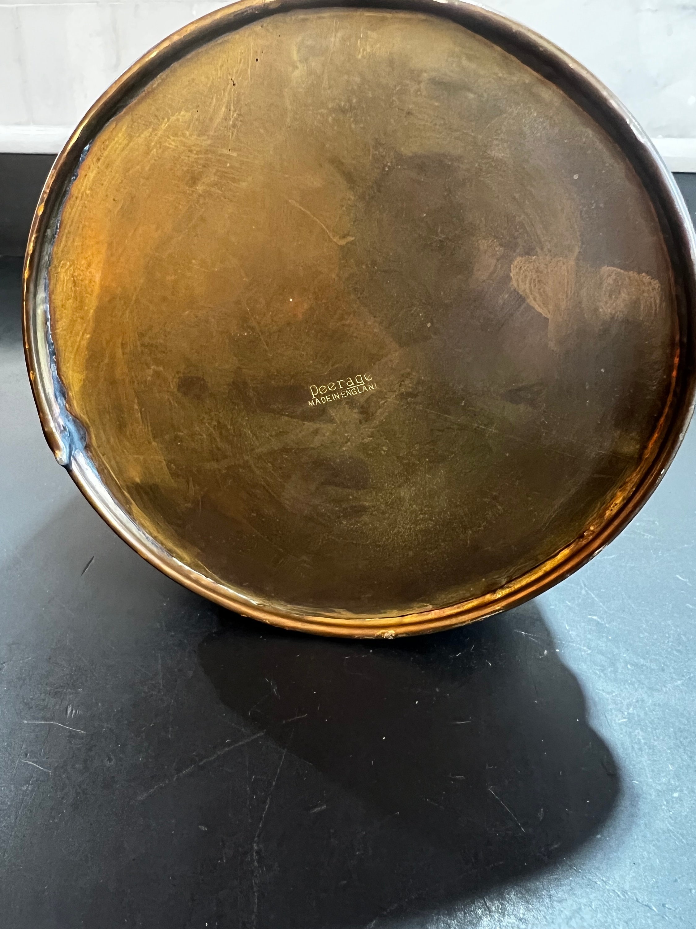 Peerage Brass Pitcher Made in England Vintage 11.5 Embossed - Etsy