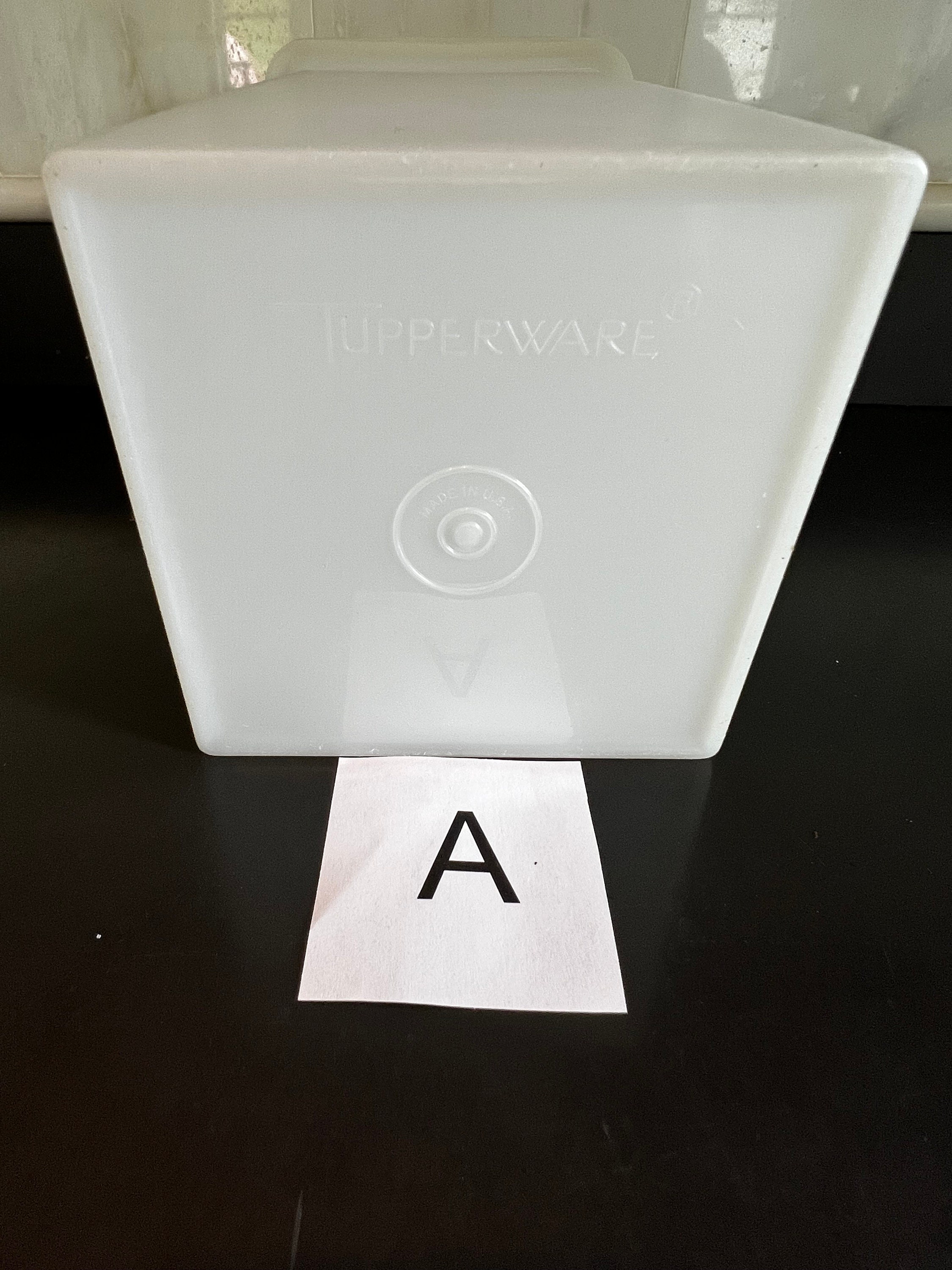 Vintage Tupperware Containers. One Bread Keeper Storage Canister. One 9 ...