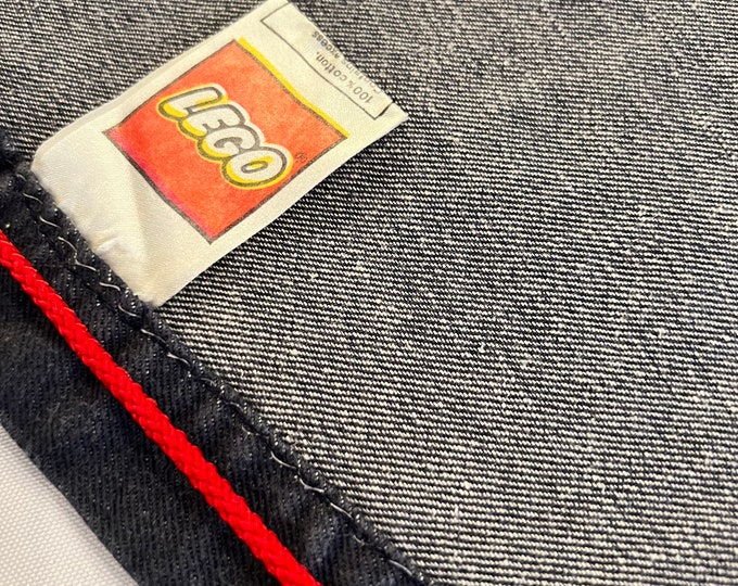 Vintage LEGO 787 Denim Storage Bag. 1977 Drawstring Lego Cloth Mat and ...