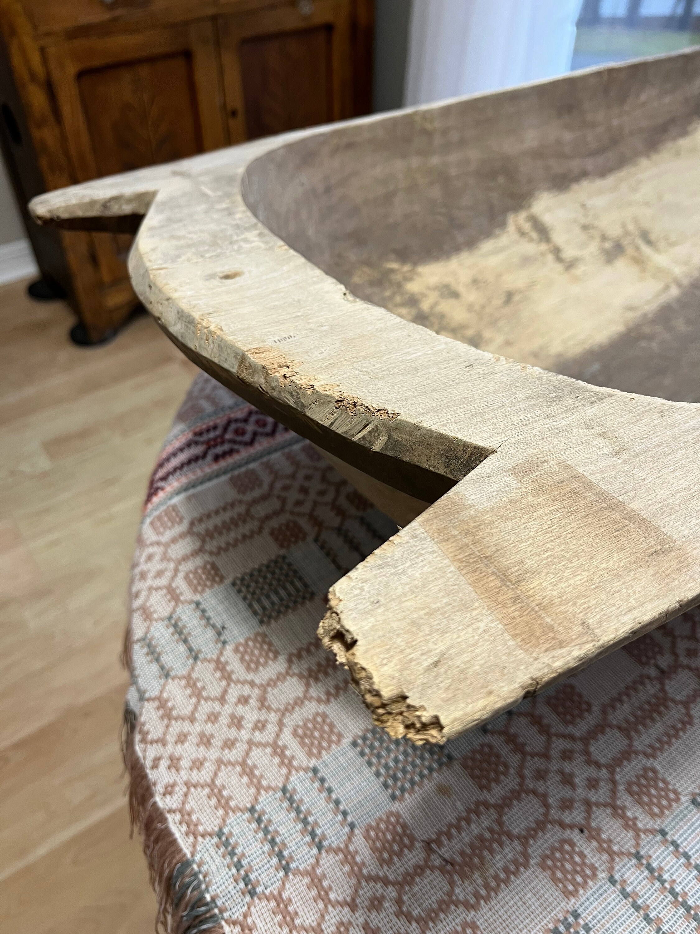 Large Antique Bread Dough Trencher With Handles - Etsy