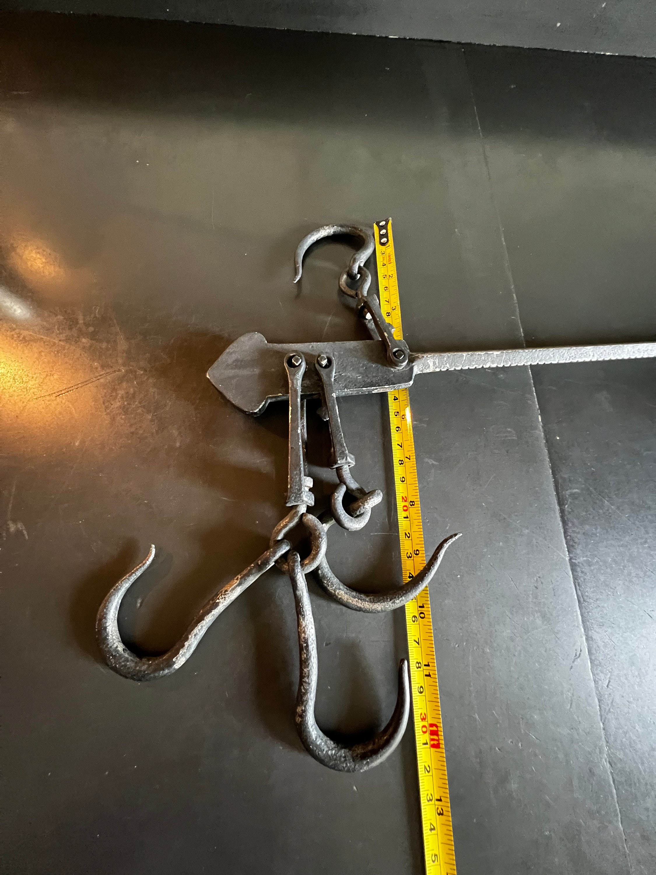 Antique Cast Iron Hanging Balance Beam Scale Old Farm or - Etsy