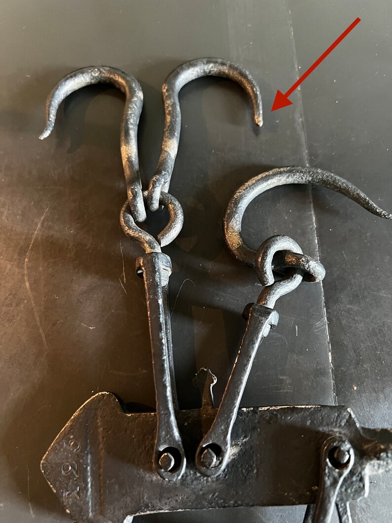 Antique Cast Iron Hanging Balance Beam Scale Old Farm or - Etsy