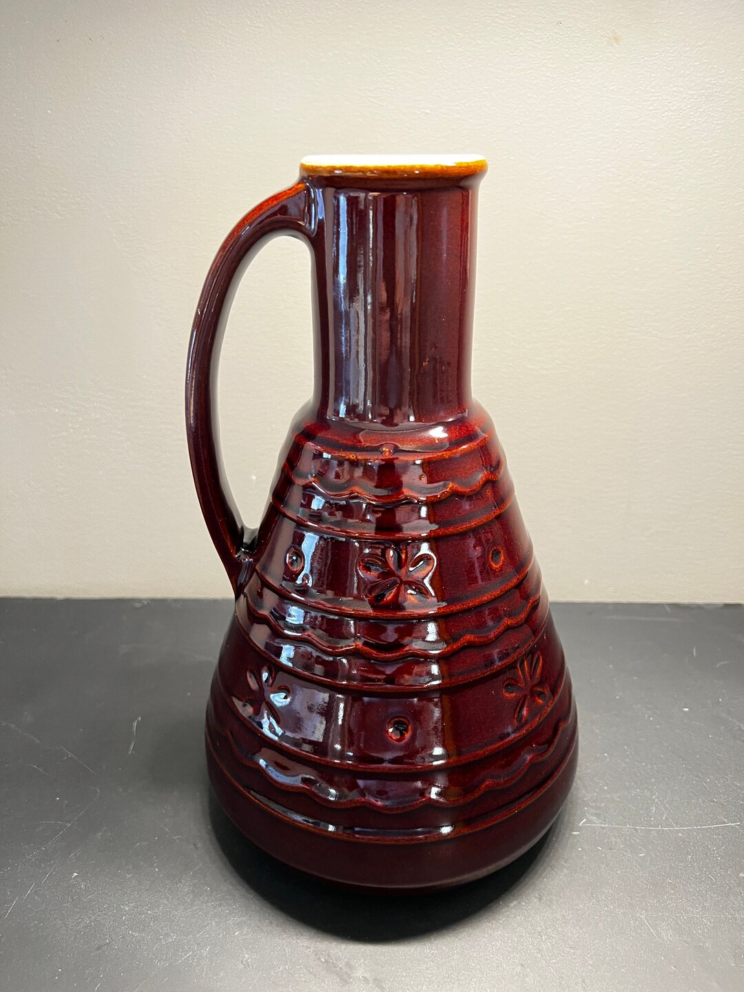 Mar-crest Vintage Coffee Carafe Daisy and Dot Oven-proof - Etsy