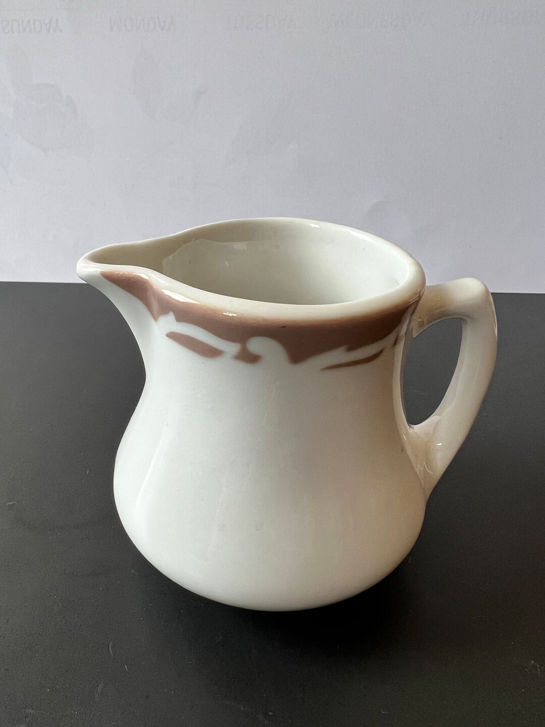 Vintage Individual Restaurant Ware Cream Pitcher Wellsville China Co ...