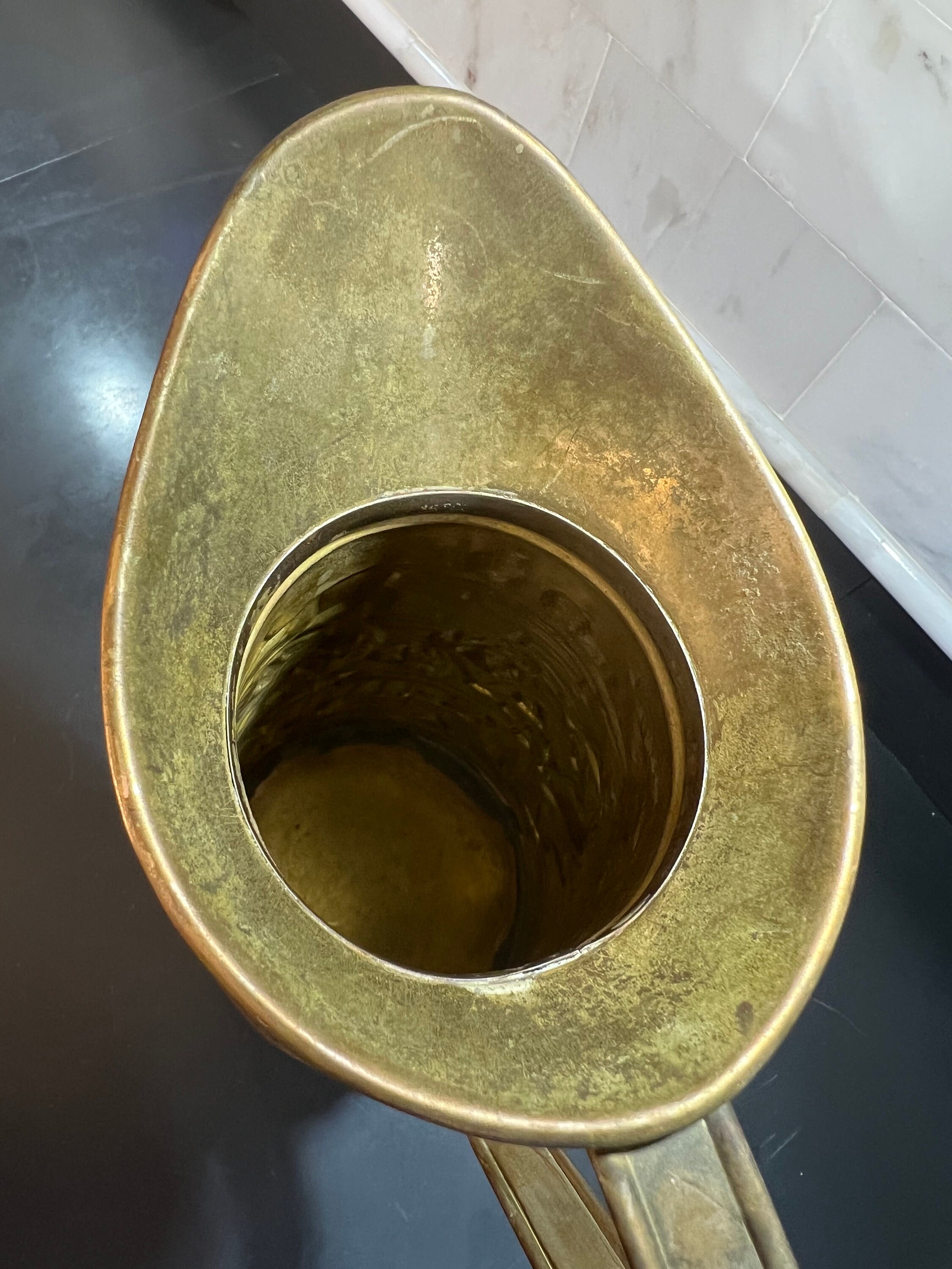 Peerage Brass Pitcher Made in England, Vintage 11.5” Embossed Jug ...