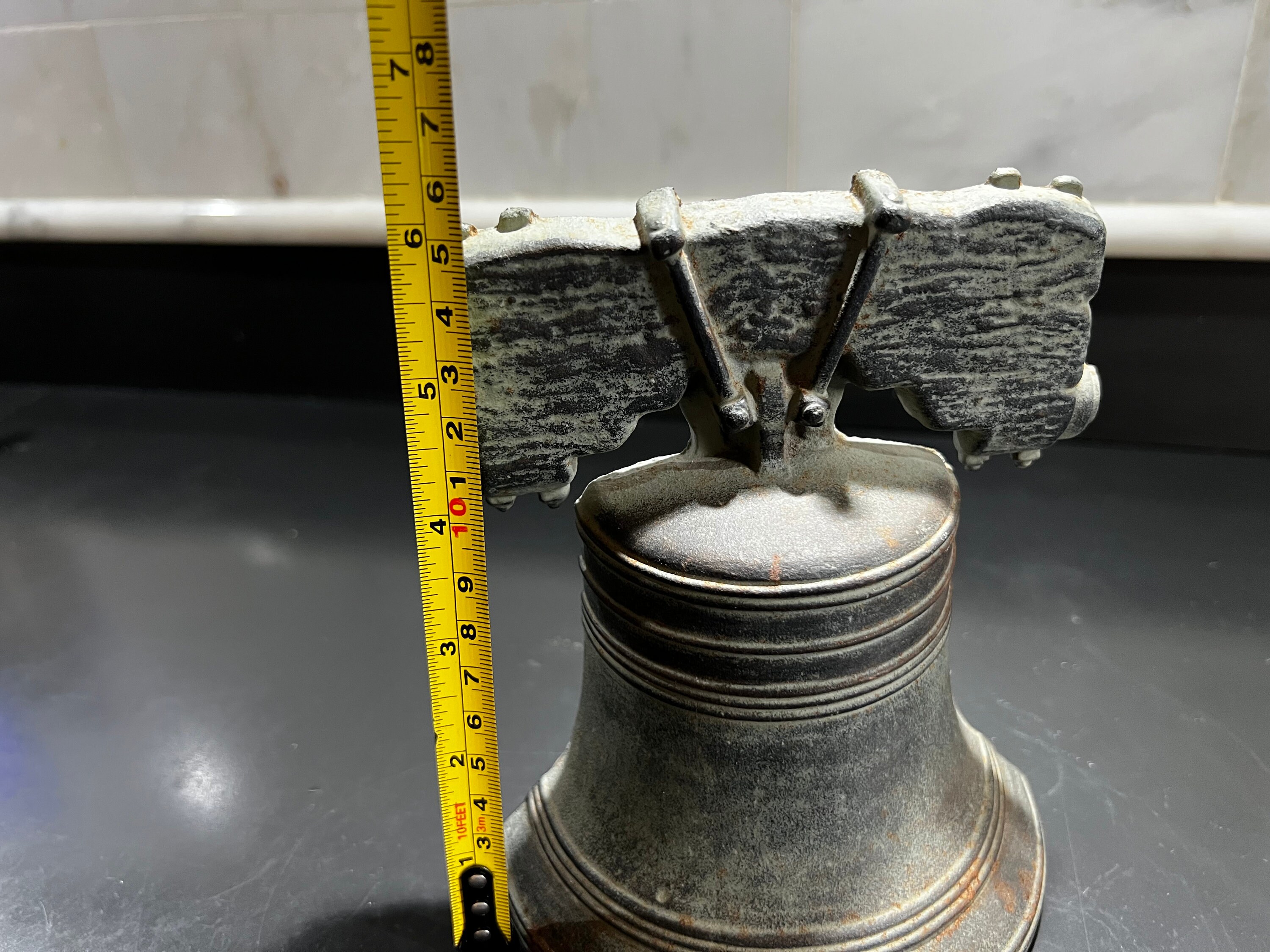Vintage Bookends Cast Iron Liberty Bell With Verdigris Finish - Etsy