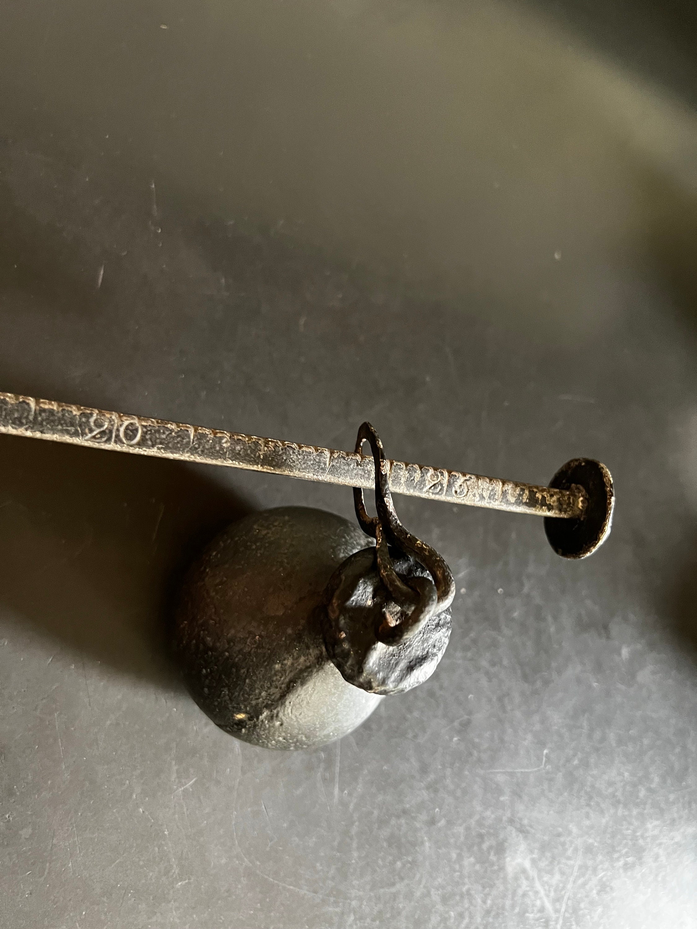 Antique Cast Iron Hanging Balance Beam Scale Old Farm or - Etsy