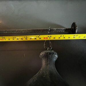 Antique Cast Iron Hanging Balance Beam Scale Old Farm or Mercantile ...