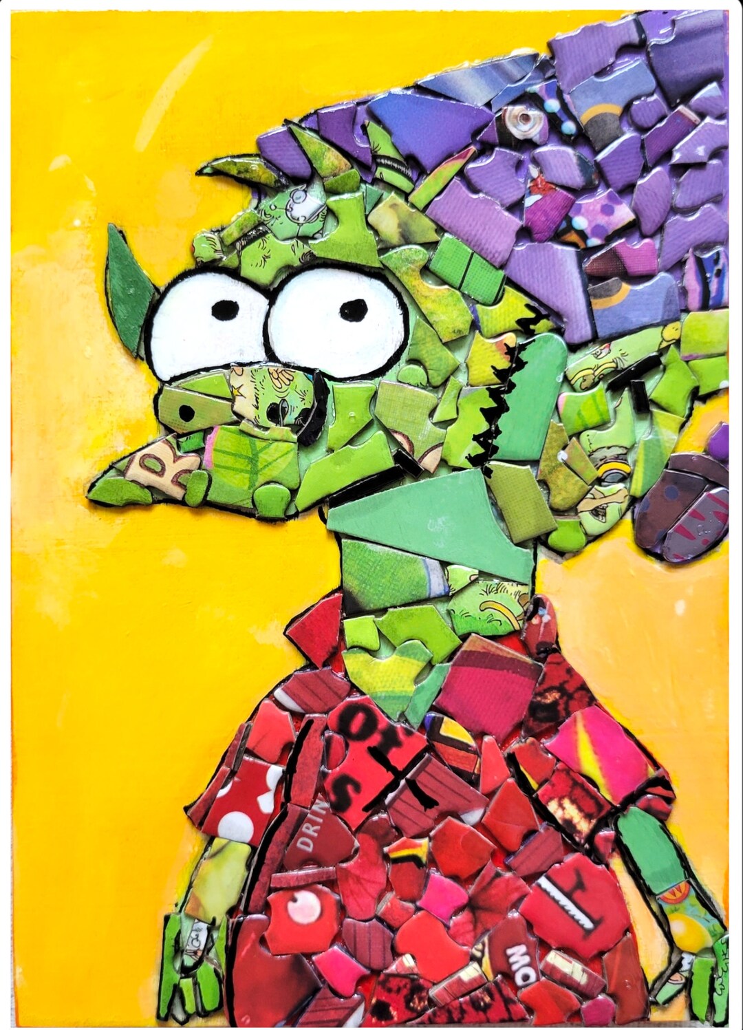 Elfo the Elf From Disenchantment Puzzle Mosaic - Etsy