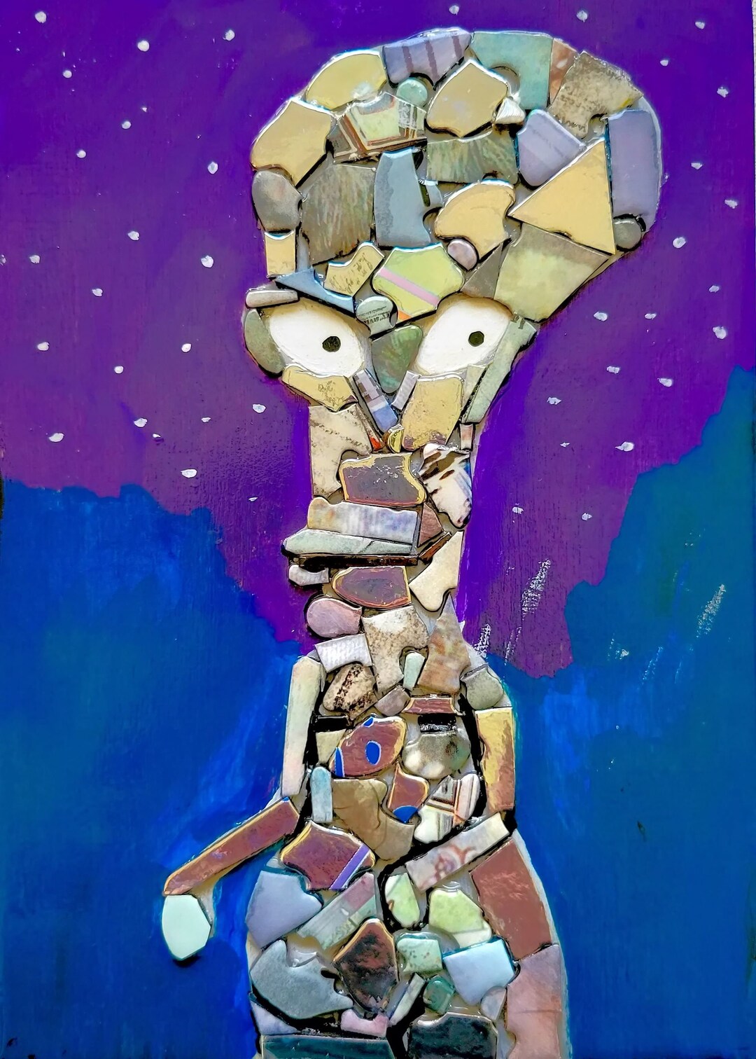 Roger the Alien From American Dad Puzzle Mosaic - Etsy