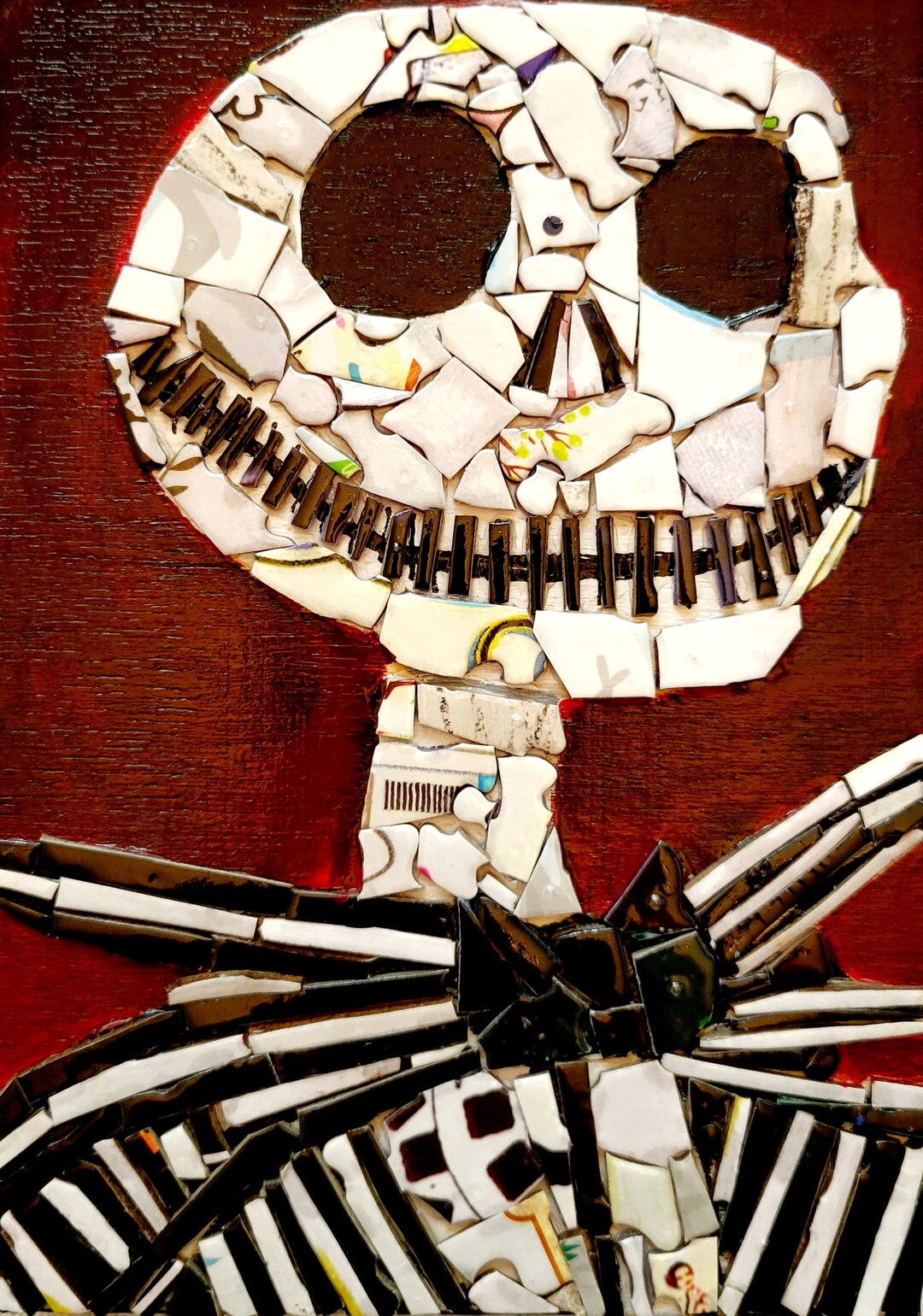 Jack Skellington From Nightmare Before Christmas Puzzle Mosaic - Etsy