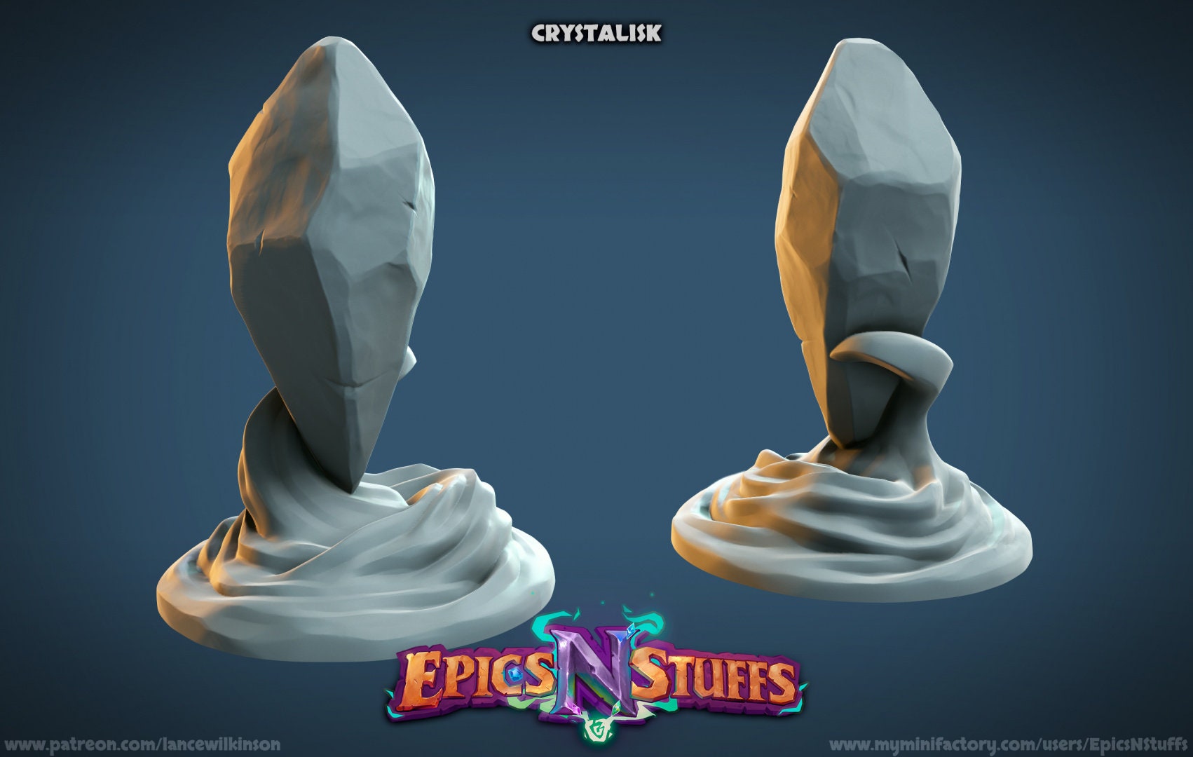 Crystalisk 3D Printed Miniature Miniature Toys Toys & Games etna.com.pe