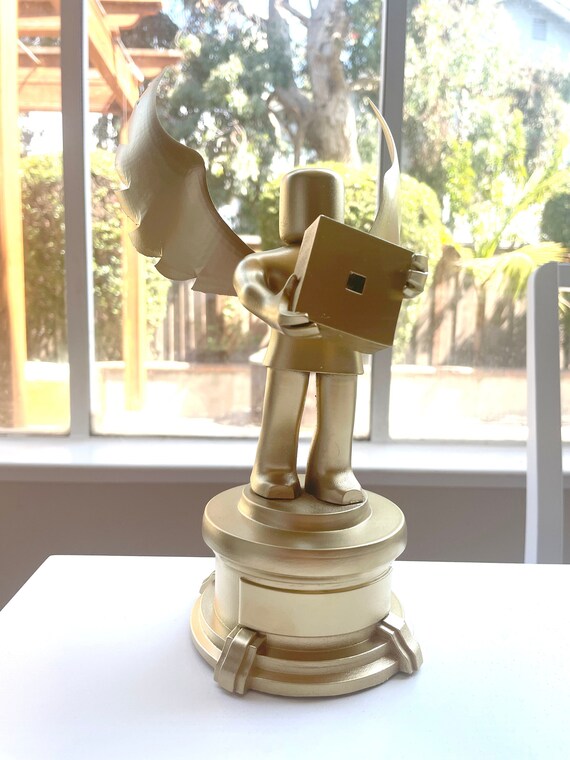 Bloxy Award From Roblox Replica Trophy | Etsy