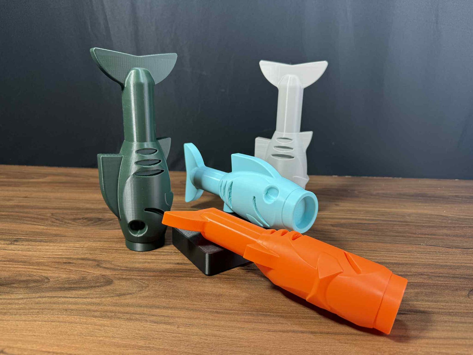 3d Printed *lego-inspired* Wall-mounted Fish - Etsy