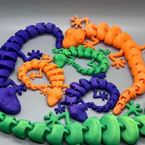 Flexible Lizard Fidget Toy - Etsy