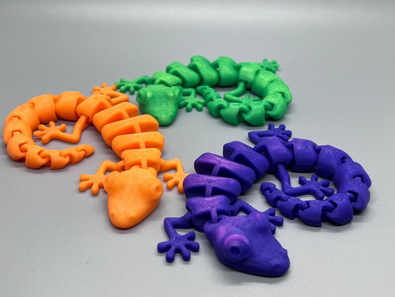 Flexible Lizard Fidget Toy - Etsy