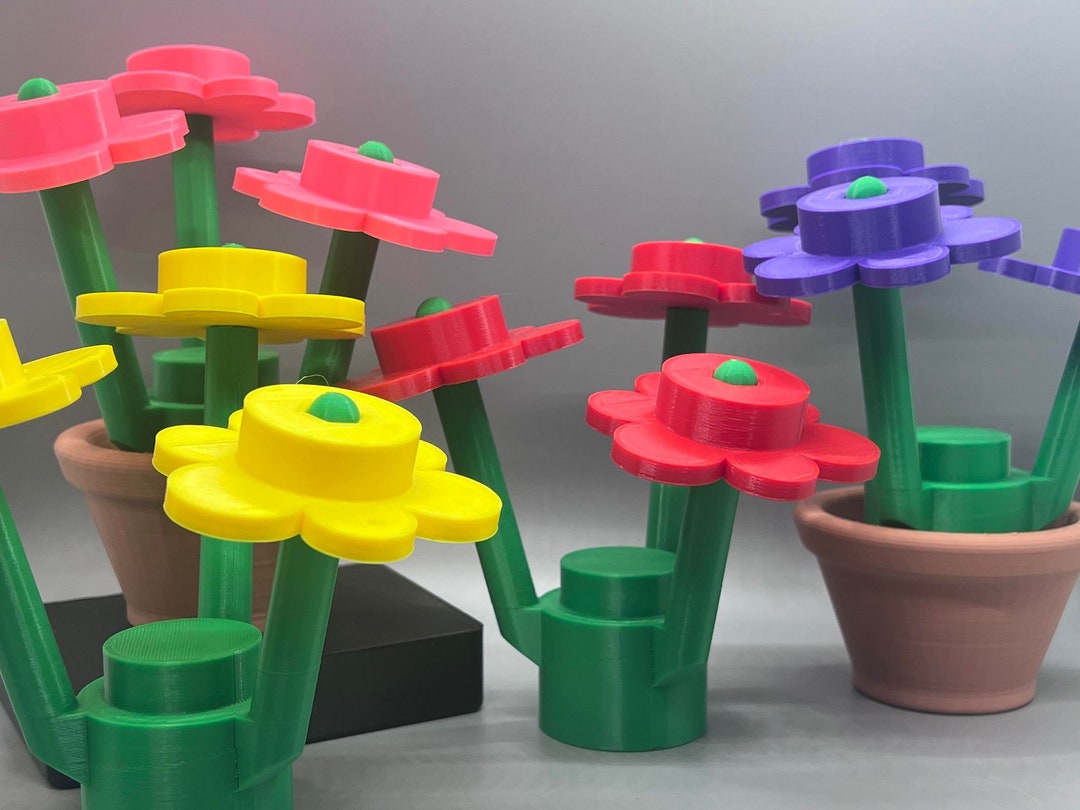 3D Printed Flowers - Etsy