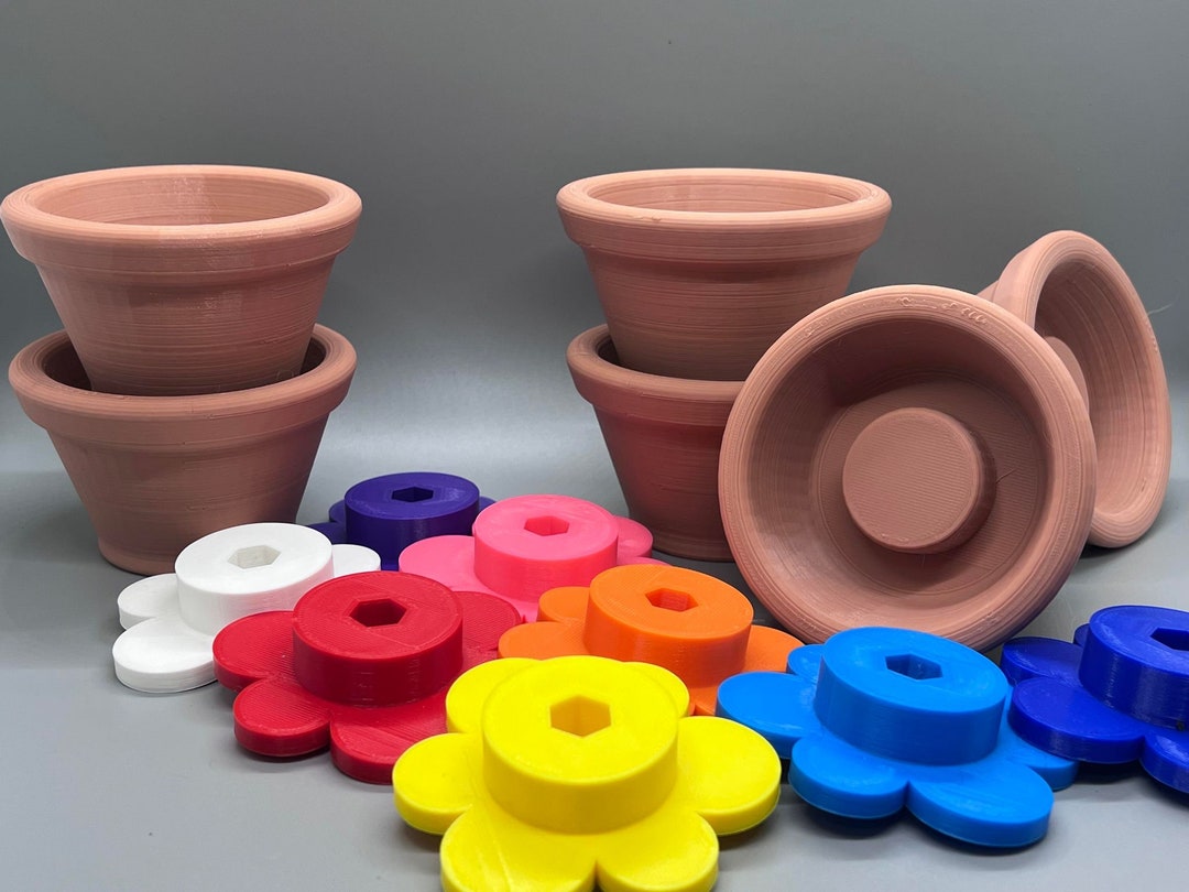 3d Printed Flower Add-on Parts - Etsy