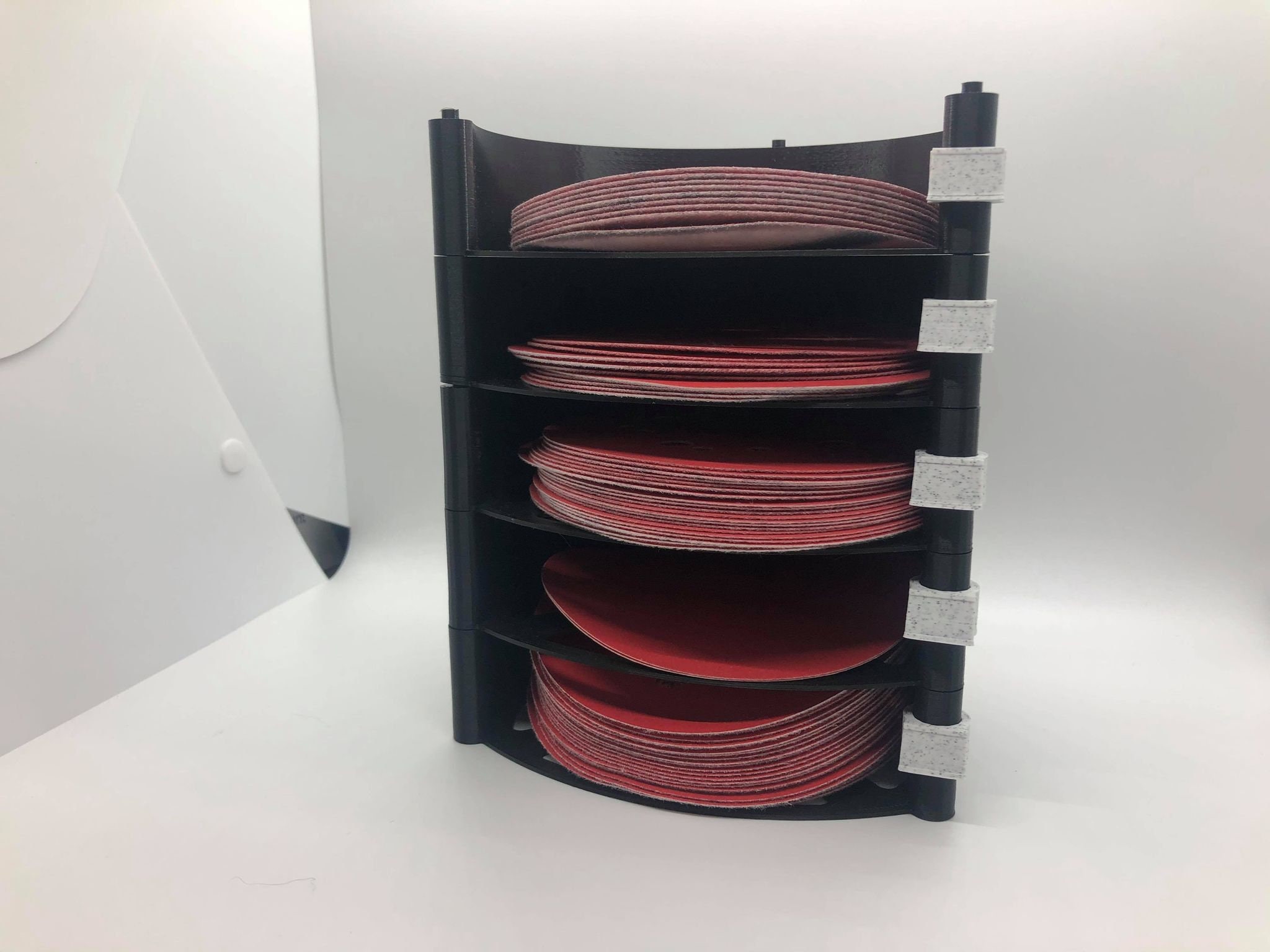 Sandpaper Organizer: Stackable 5" & 6" Sandpaper Holder - Etsy