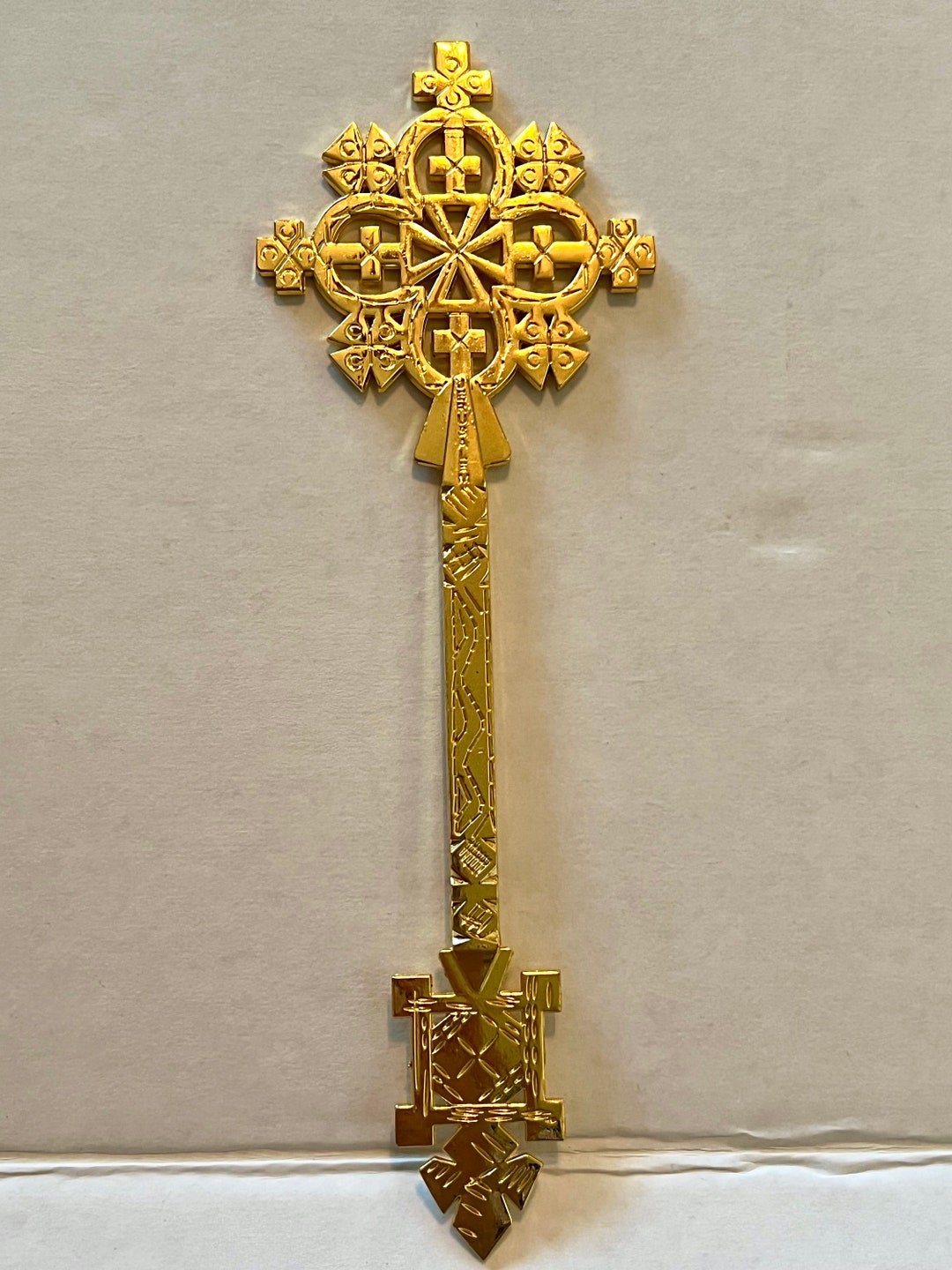 Ethiopian Hand-cross Gold Orthodox Jerusalem Eritrean Aksum Christian ...