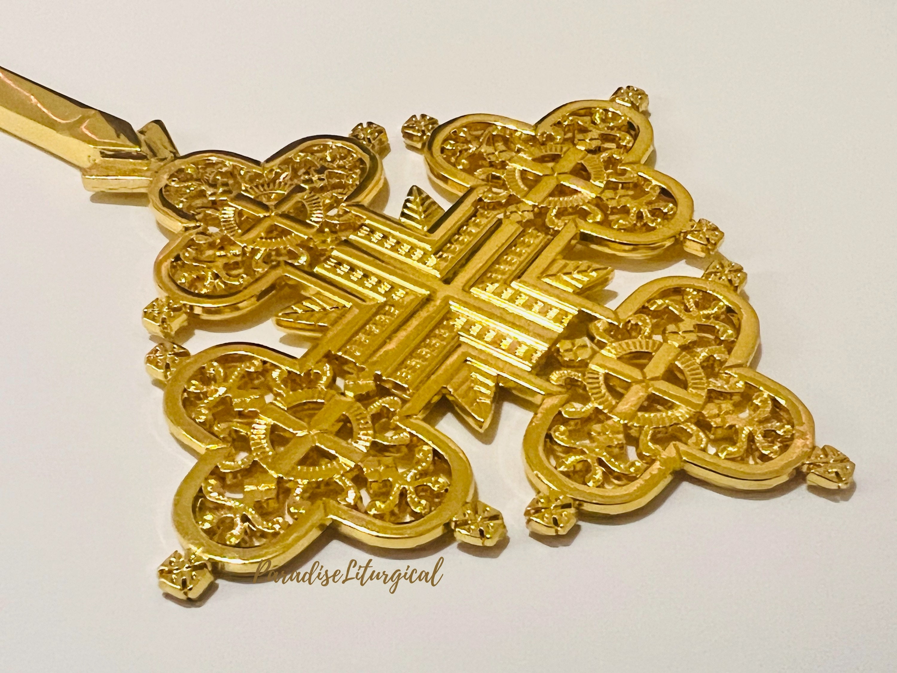 Ethiopian Hand-cross Gold Orthodox Abuna Tekle-haymanote Jerusalem ...
